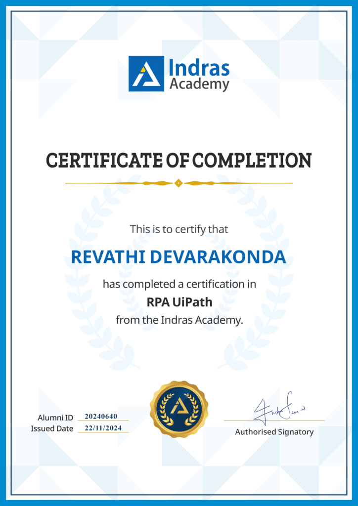 RPA Training in Bangalore | Robotic Process Automation Course